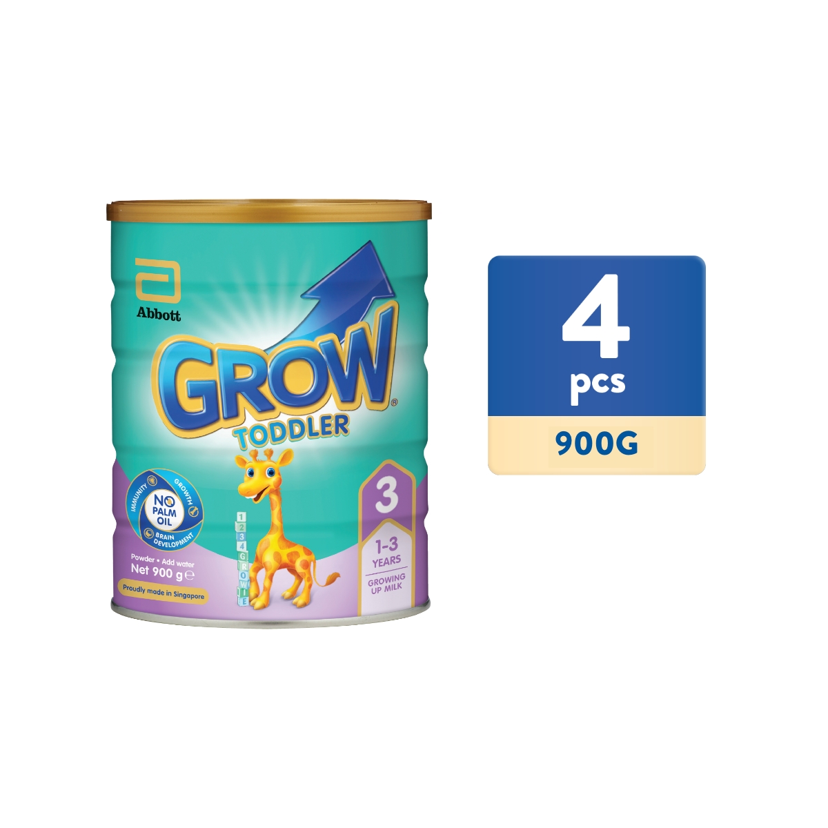 GROW Growing Up Milk for Toddlers - Stage 3 (1 - 3 years) | NTUC FairPrice