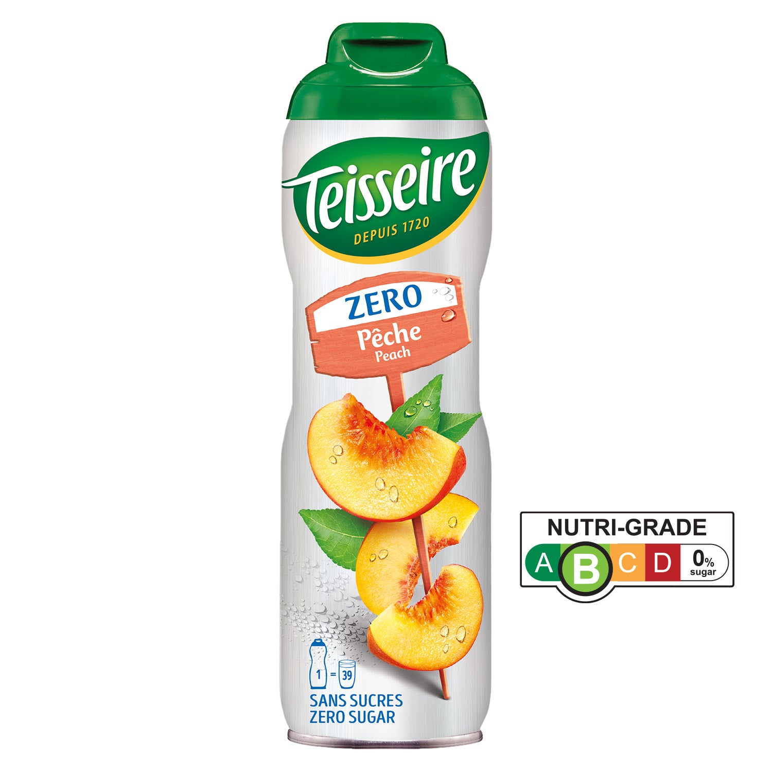 Mathieu Teisseire Zero Sugar Syrup - Peach | NTUC FairPrice