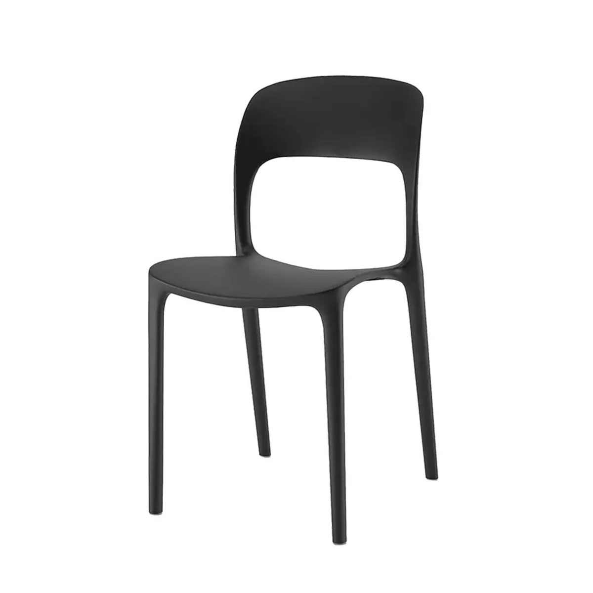 JIJI.SG MIKAEL Chair, Stackable - Black | NTUC FairPrice