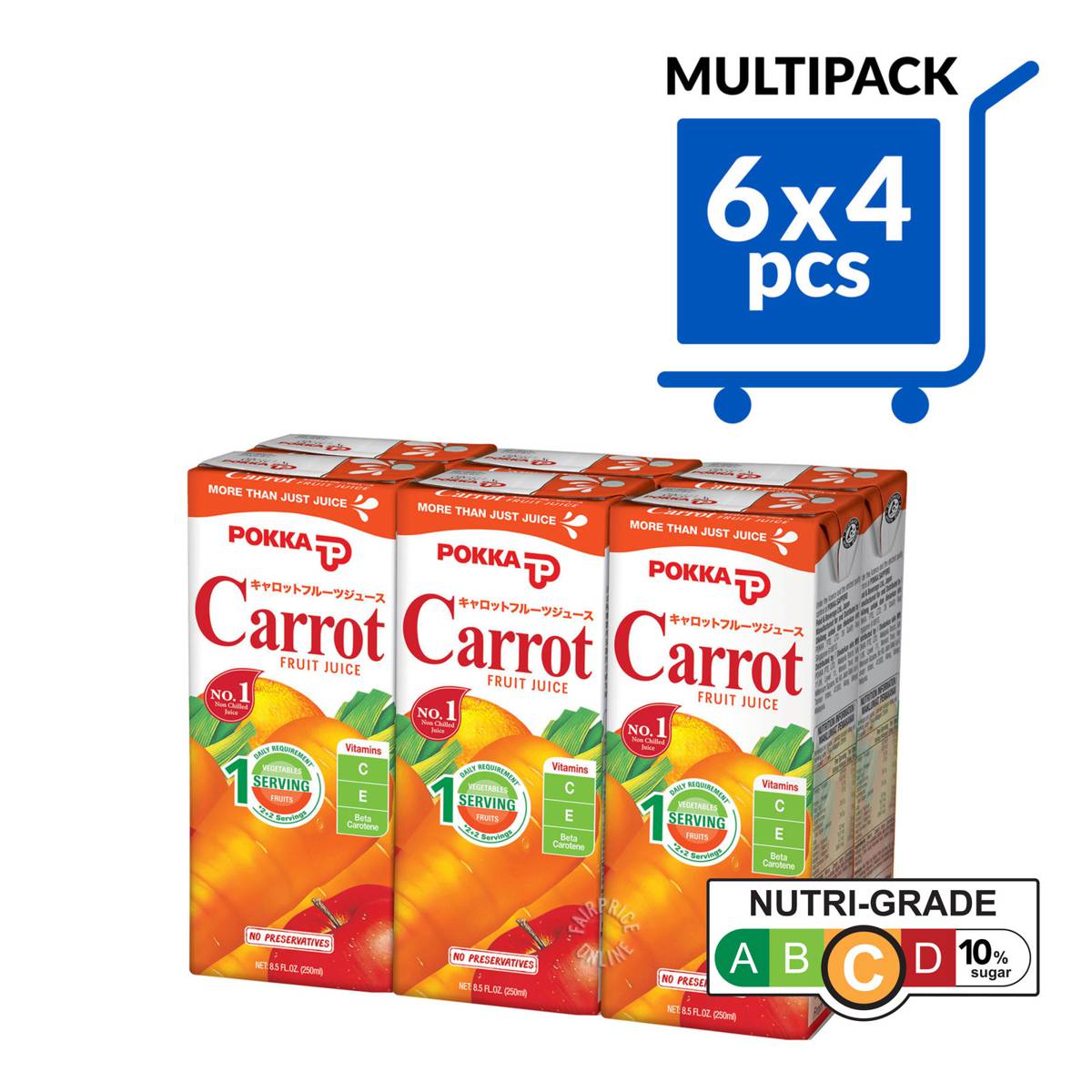 Pokka Packet Drink - Carrot Fruit Juice | NTUC FairPrice