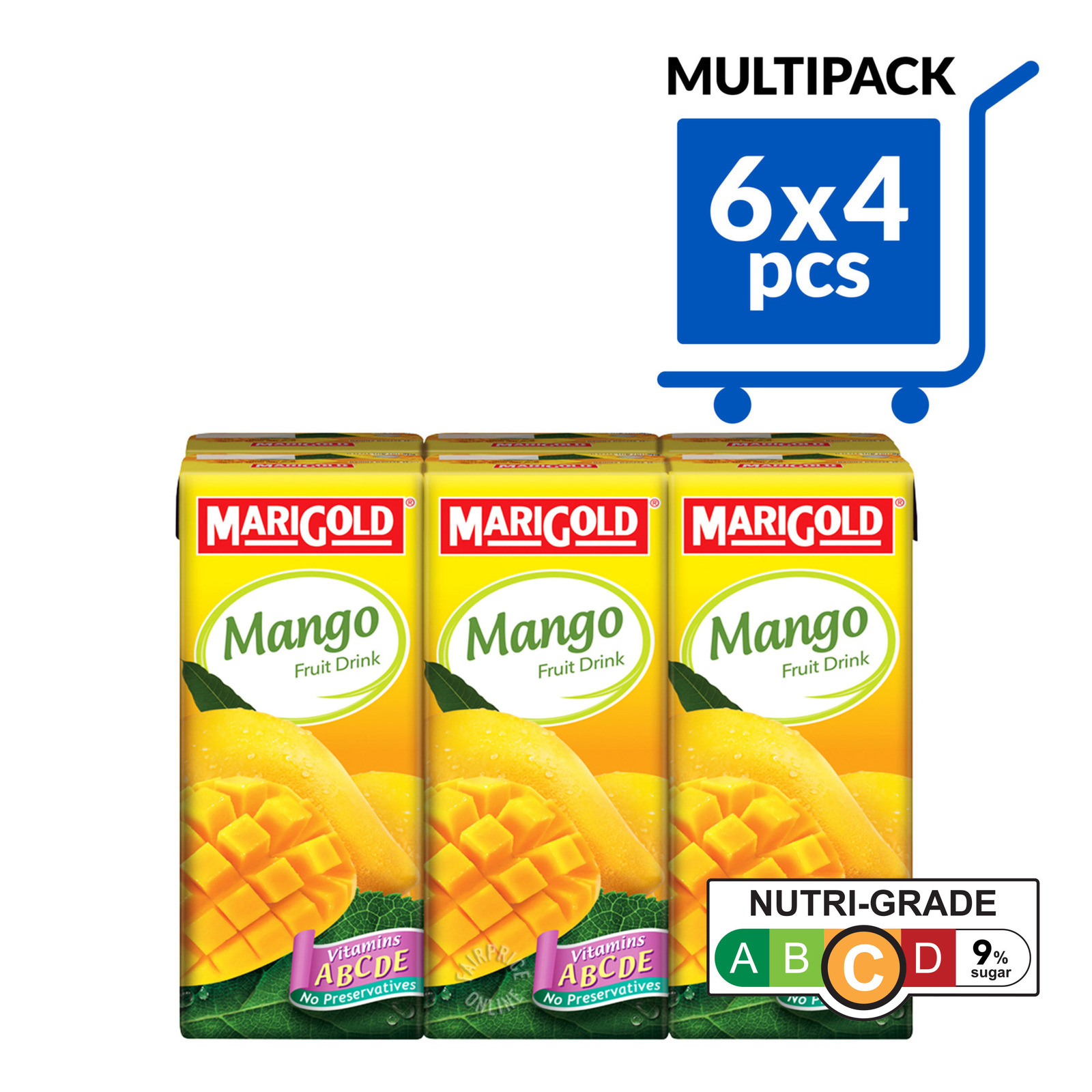 Marigold Packet Fruit Drink - Mango | NTUC FairPrice
