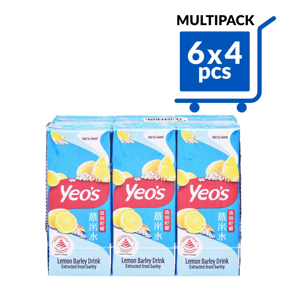 Yeo's Packet Drink - Lemon Barley (Not So Sweet) | NTUC FairPrice