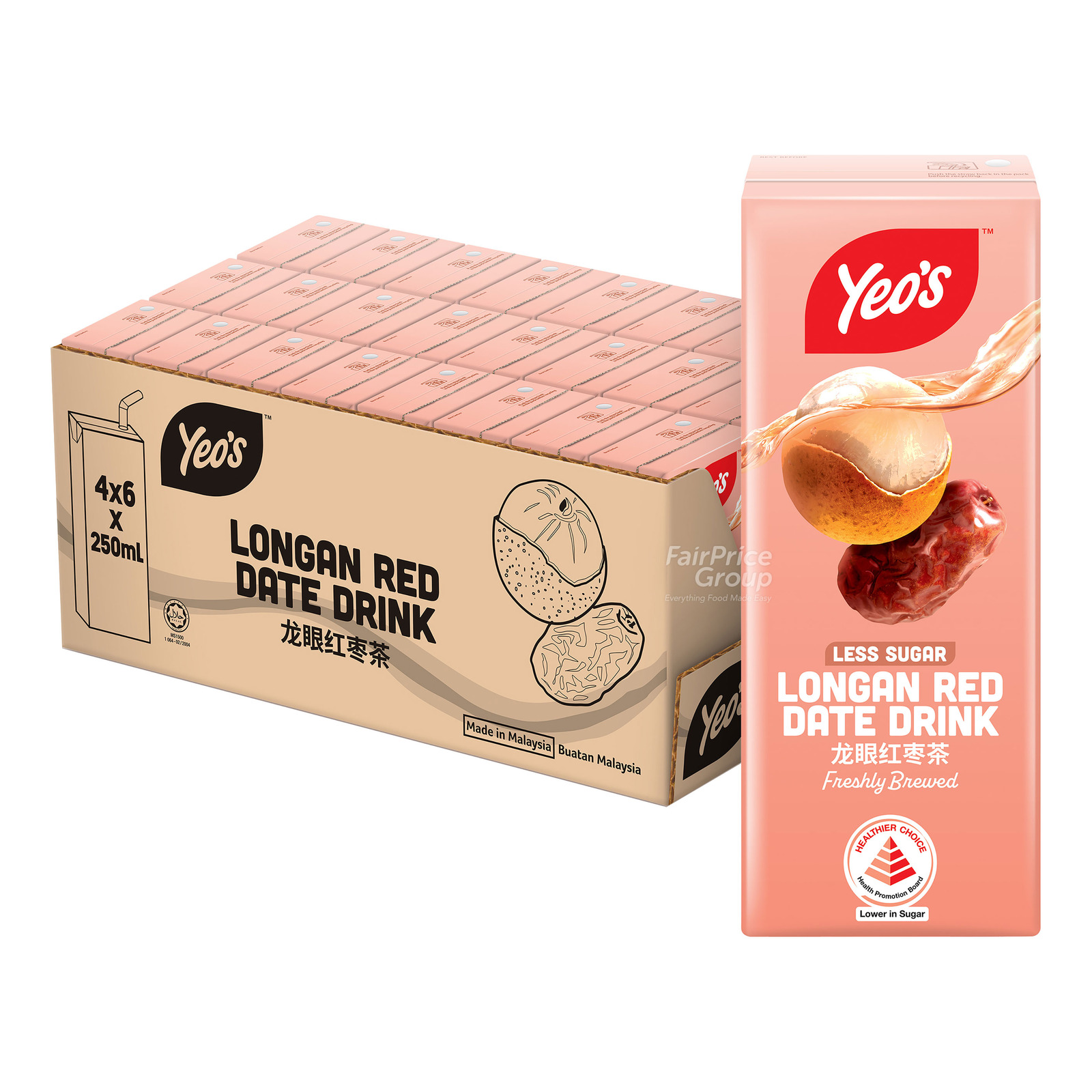 Yeo's Packet Drink - Longan Red Date | NTUC FairPrice