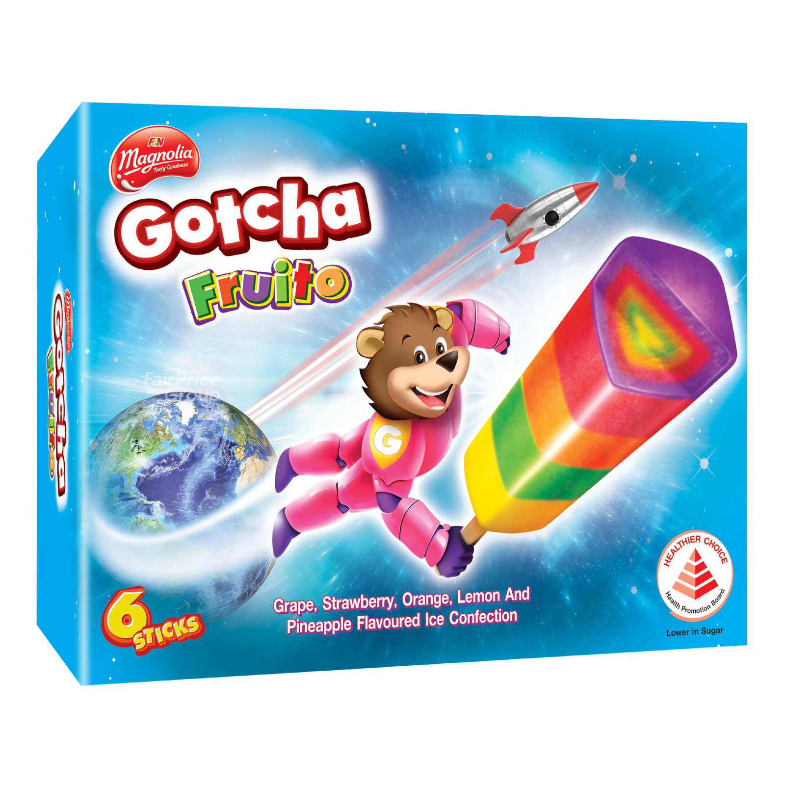 F & N Magnolia Gotcha Ice Cream - Fruito (Mixed Fruits) | NTUC FairPrice