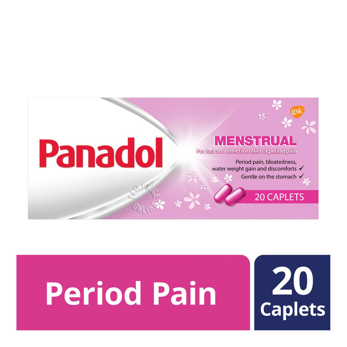 Panadol Menstrual Relief Caplets | NTUC FairPrice