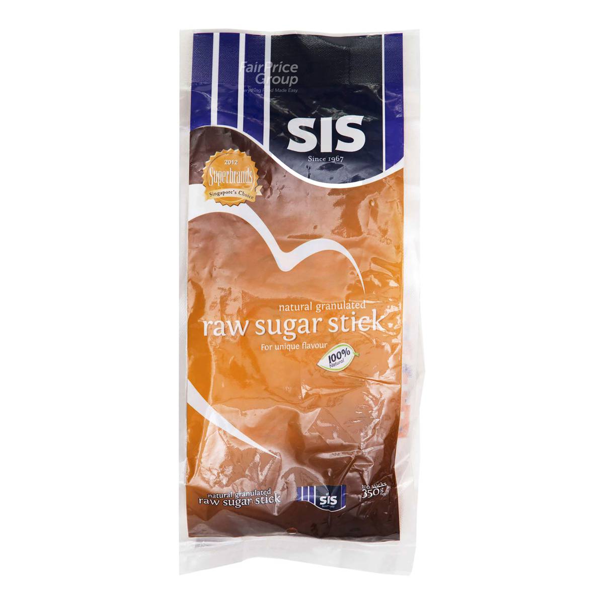 SIS Raw Sugar - Natural Granulated (Sticks) | NTUC FairPrice