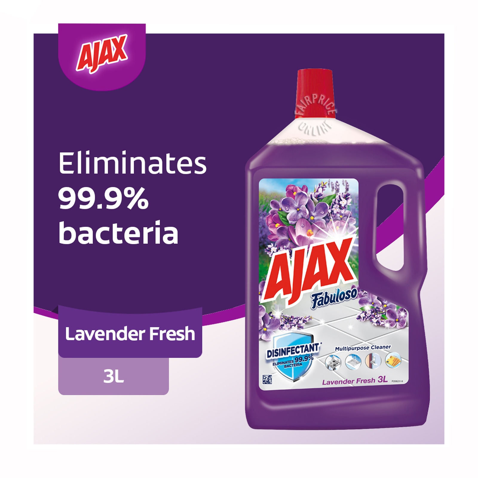 Ajax Fabuloso Multi-Purpose Cleaner - Lavender Fresh | NTUC FairPrice