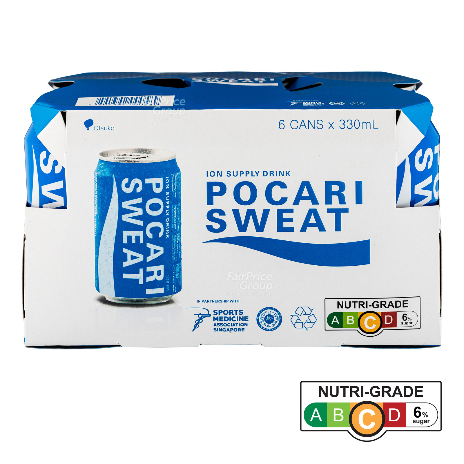 Pocari Sweat Isotonic Can Drink | NTUC FairPrice
