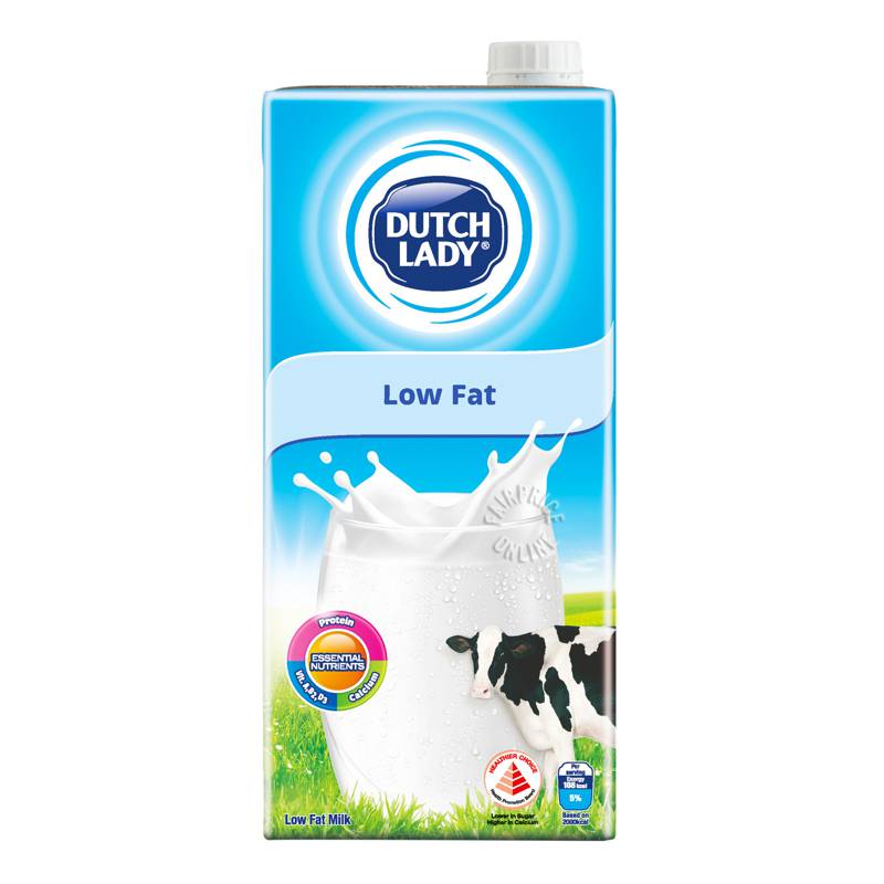 Dutch Lady UHT Milk - Low Fat (Plain) | NTUC FairPrice