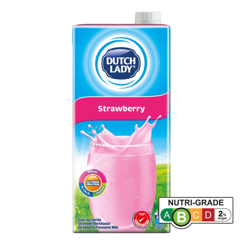 Dutch Lady UHT Milk - Strawberry | NTUC FairPrice