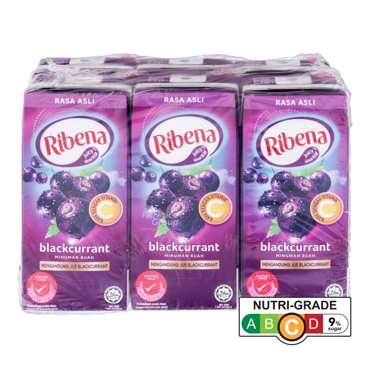 Ribena Blackcurrant Fruit Packet Drink - Regular | NTUC FairPrice