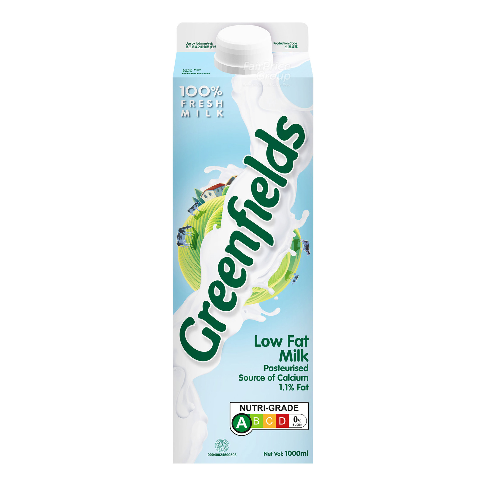 Greenfields Fresh Milk - Low Fat | NTUC FairPrice