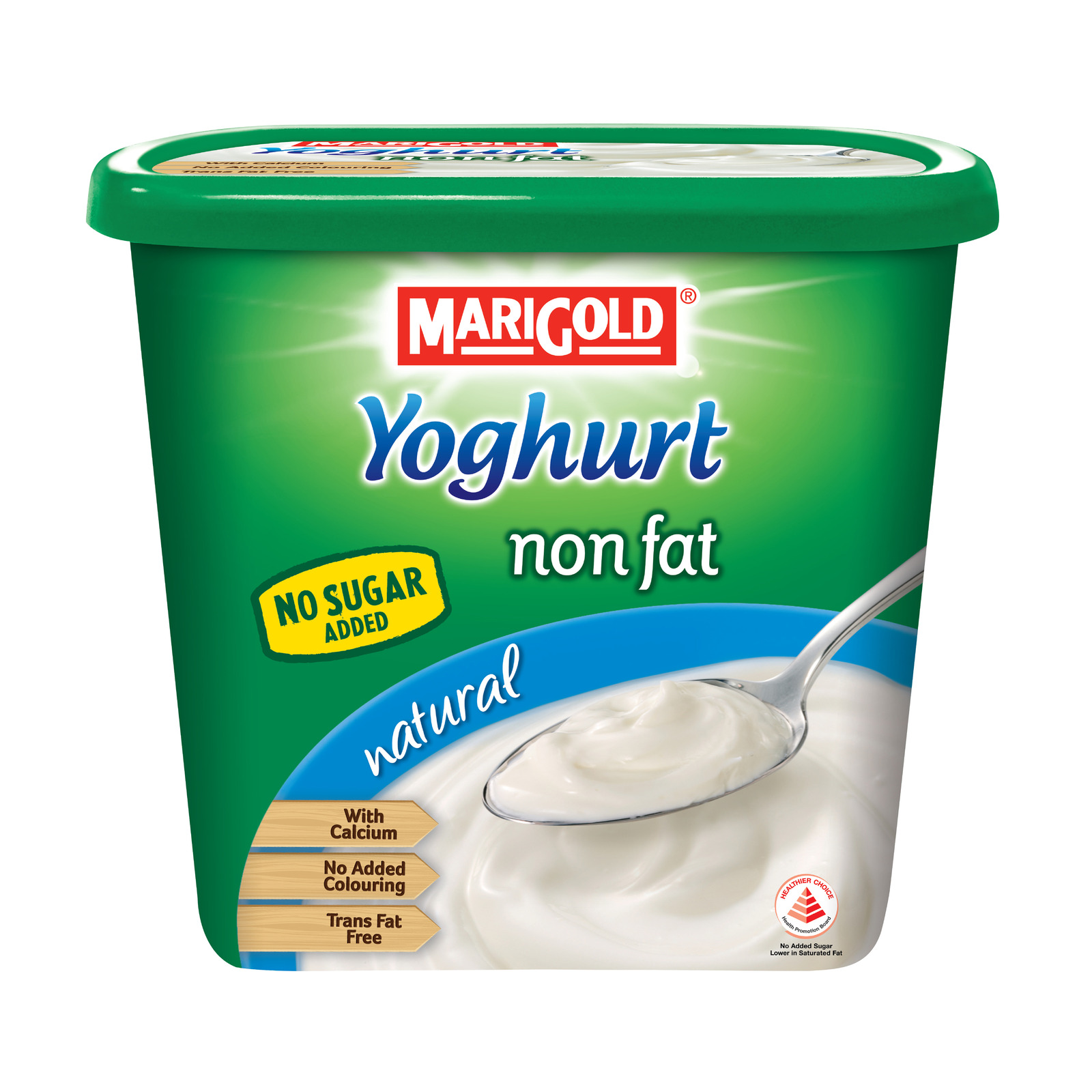 Marigold Non Fat Yoghurt - Natural (No Sugar Added) | NTUC FairPrice