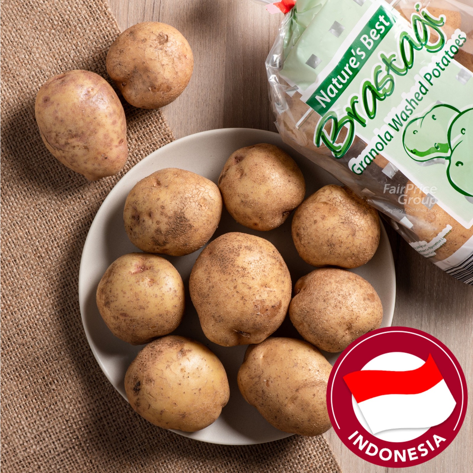 Nature's Best Brastagi Potatoes - Granola (Washed) | NTUC FairPrice