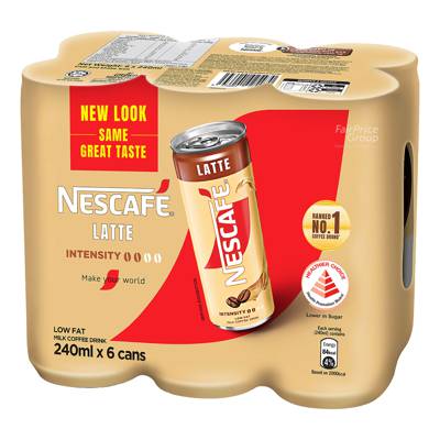 nescafe latte can