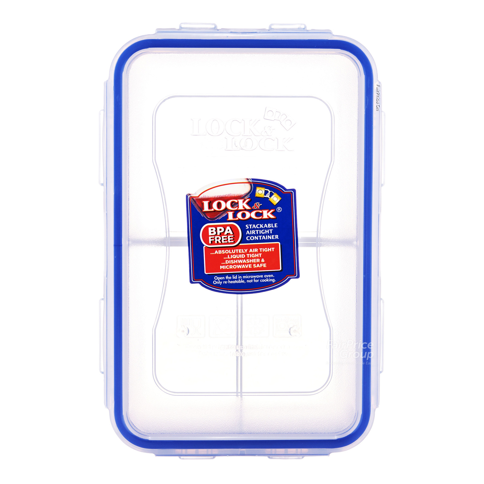 Lock & Lock Stackable Airtight Container & Divider - Rectangle | NTUC ...