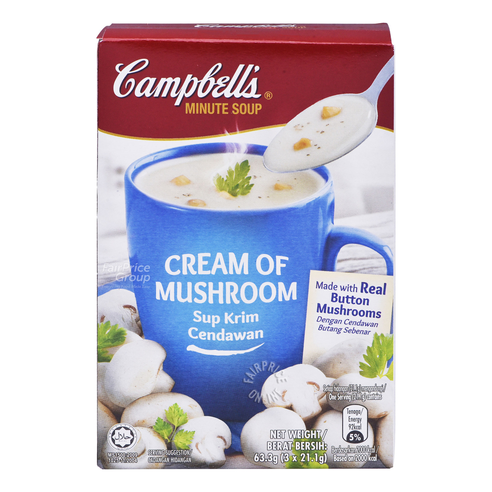 Campbell's Instant Soup - Cream of Mushroom | NTUC FairPrice