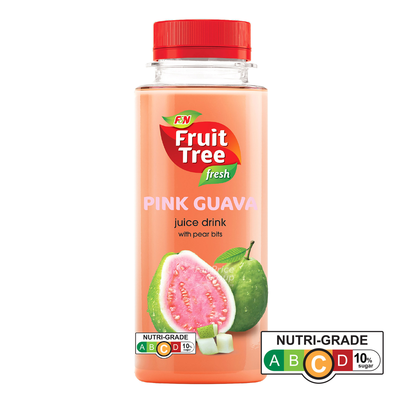 F & N Fruit Tree Fresh Bottle Juice - Pink Guava with Pear Bits | NTUC ...
