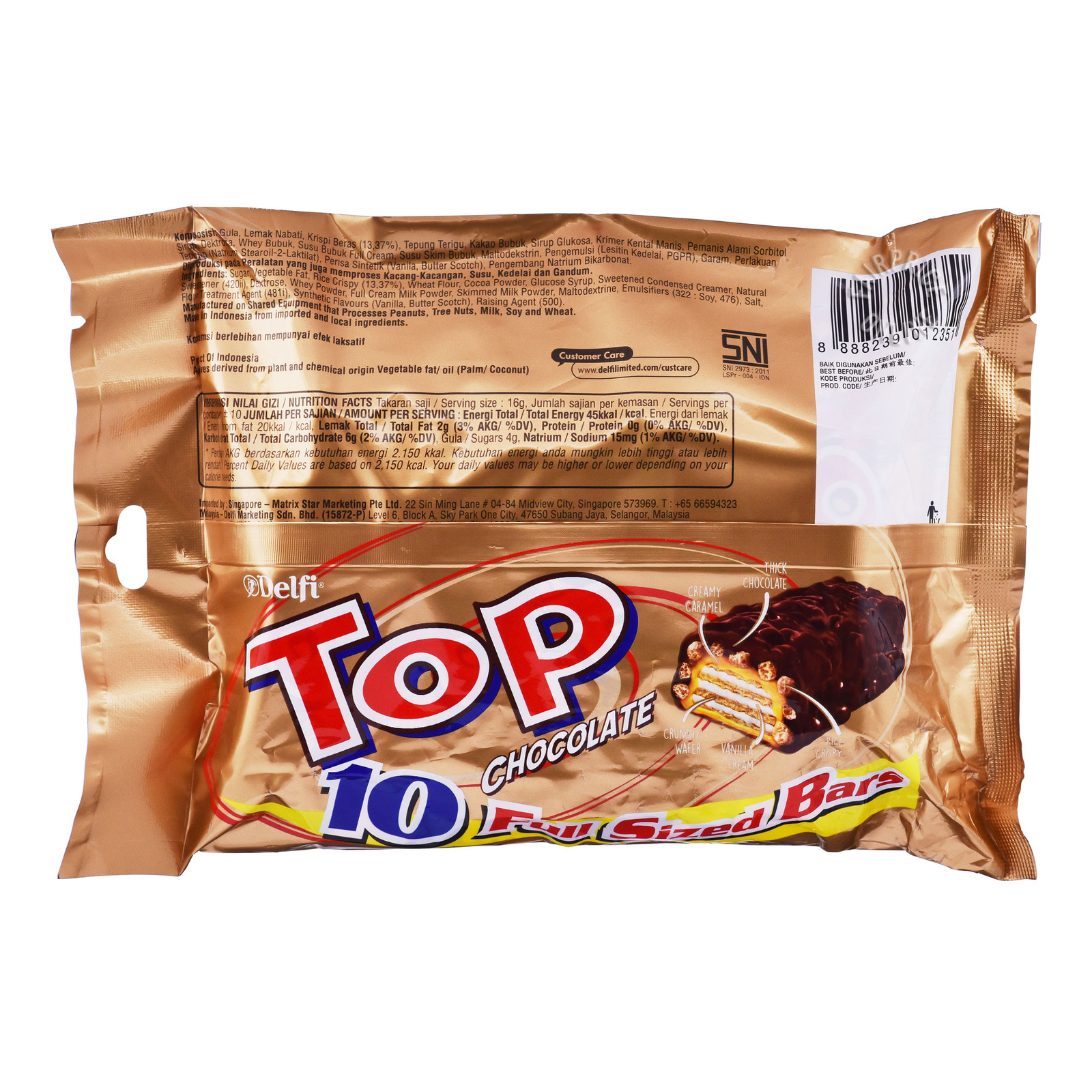 Delfi Top Chocolate Bar Share Pack | NTUC FairPrice