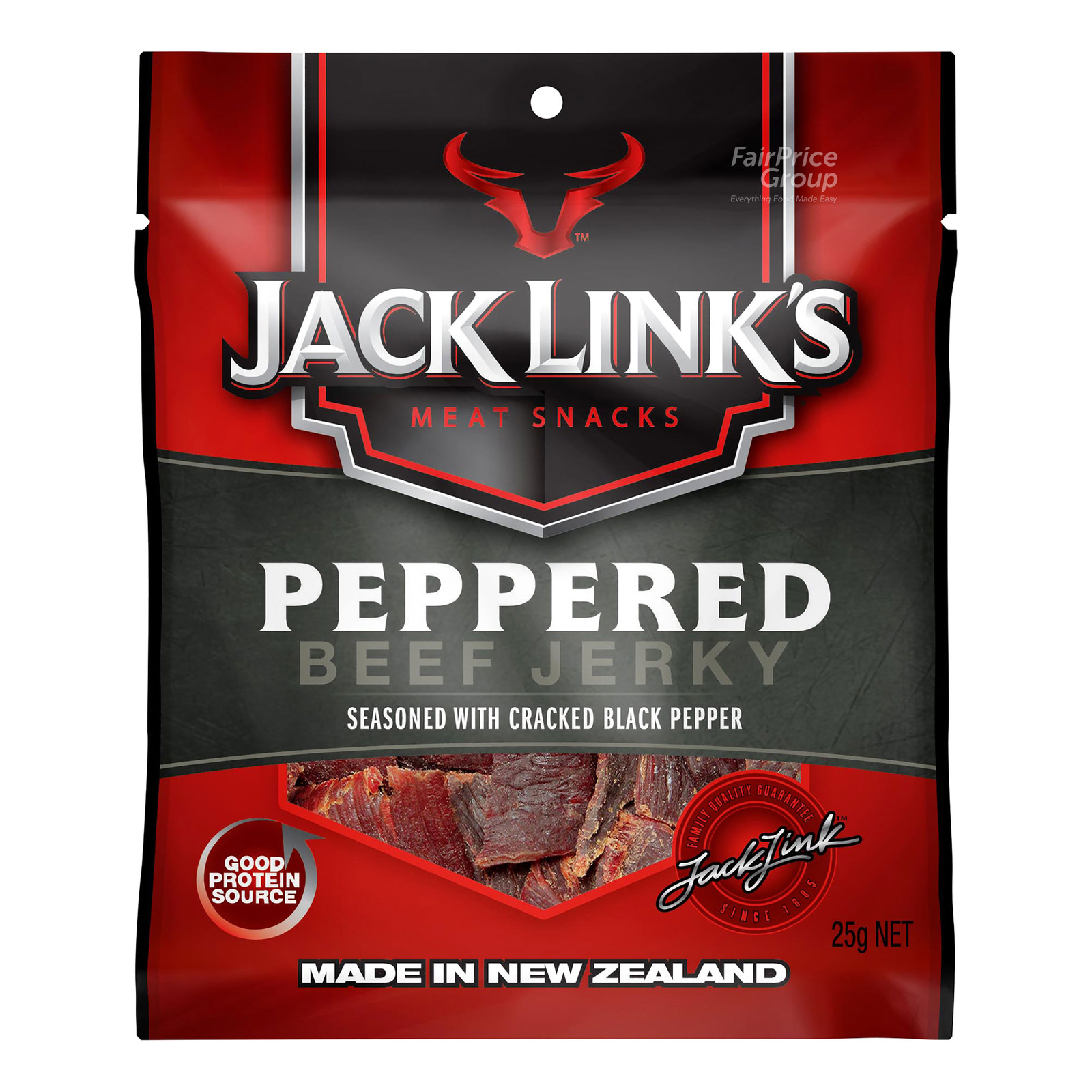 Jack Link's Meat Snacks Beef Jerky - Peppered | NTUC FairPrice