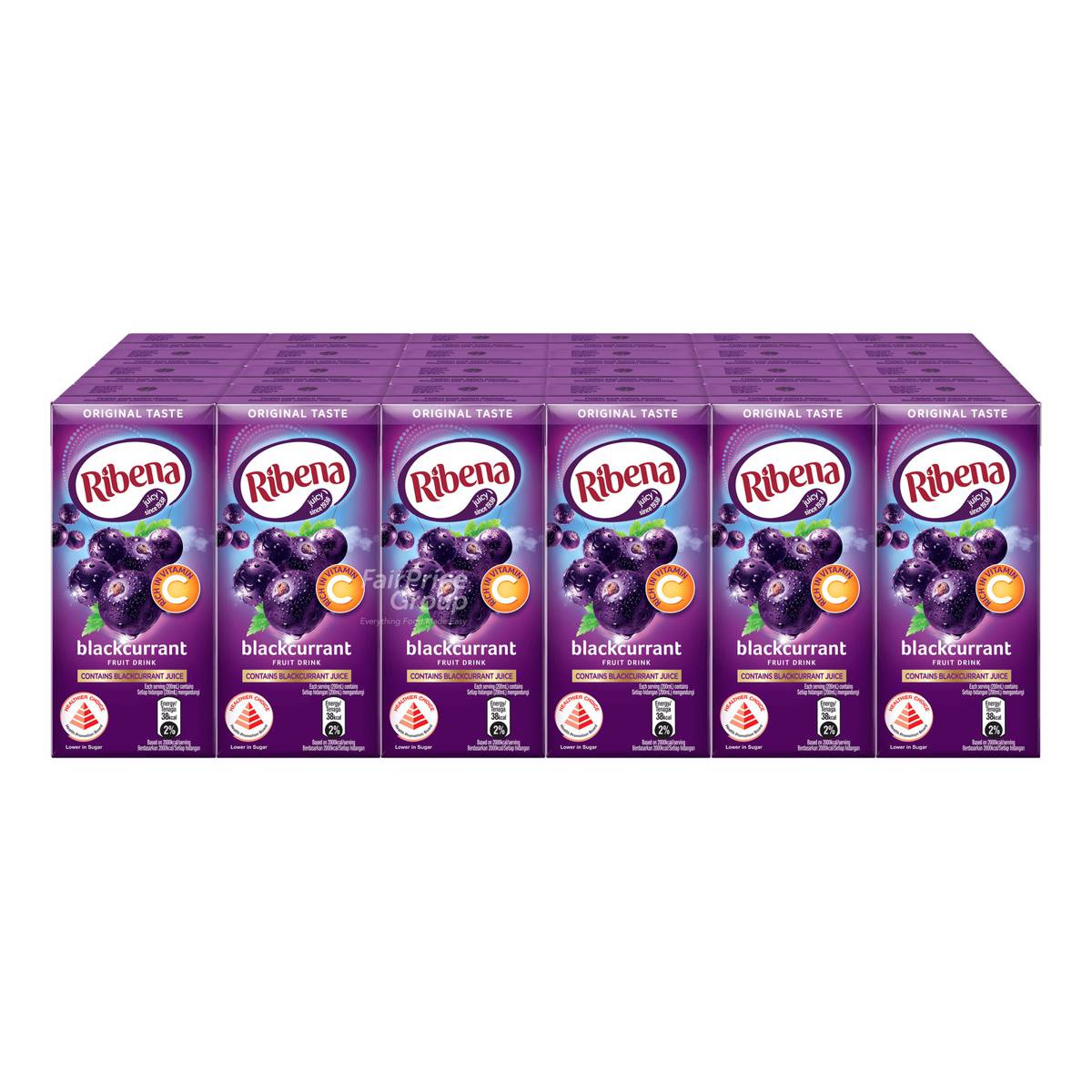 Ribena Blackcurrant Fruit Packet Drink - Regular | NTUC FairPrice