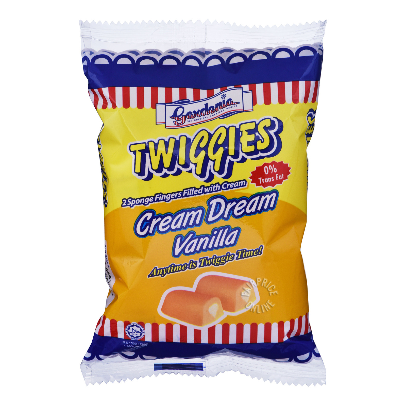 Gardenia Twiggies Sponge Finger Cake - Cream Dream Vanilla | NTUC FairPrice