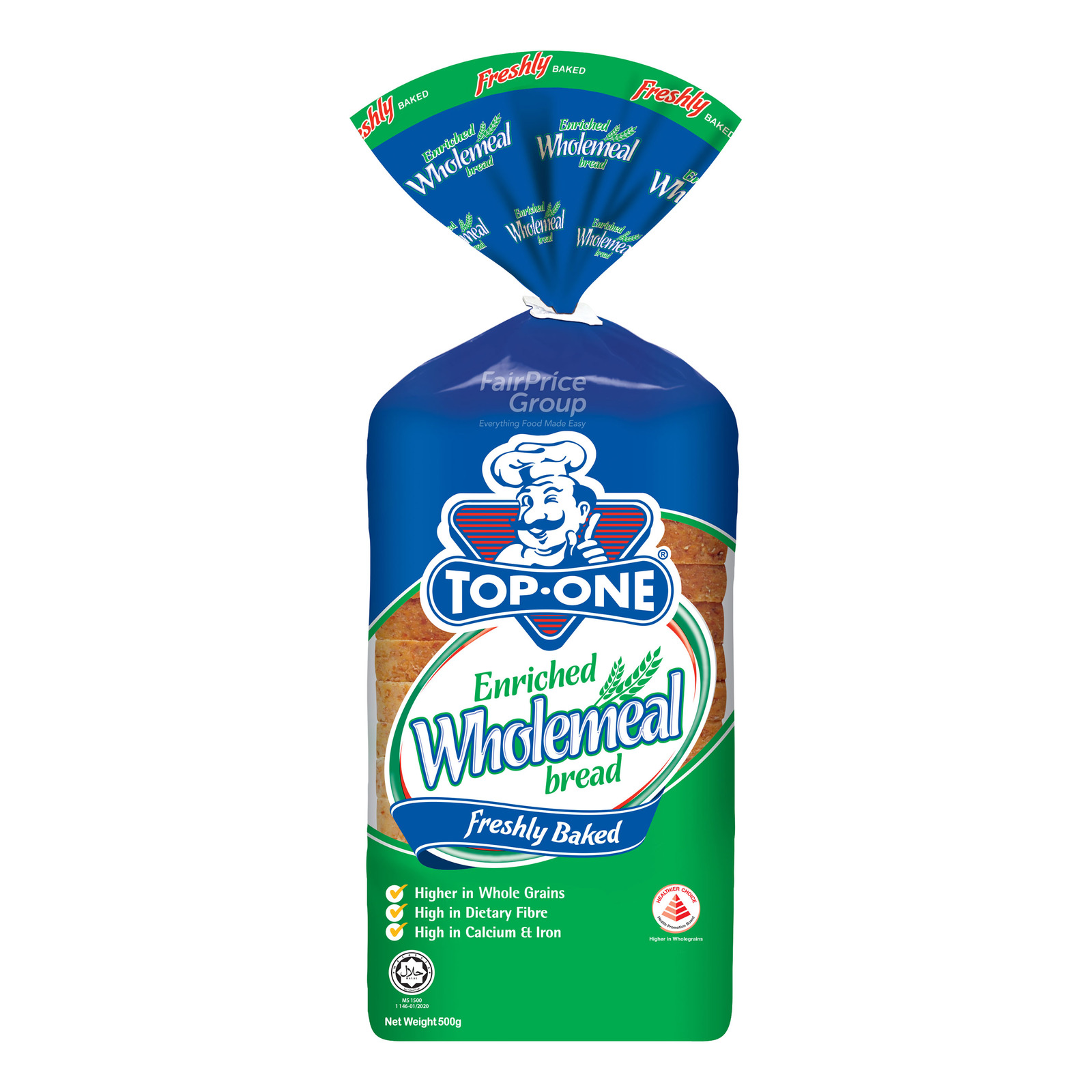 Top One Enriched Bread - Wholemeal | NTUC FairPrice