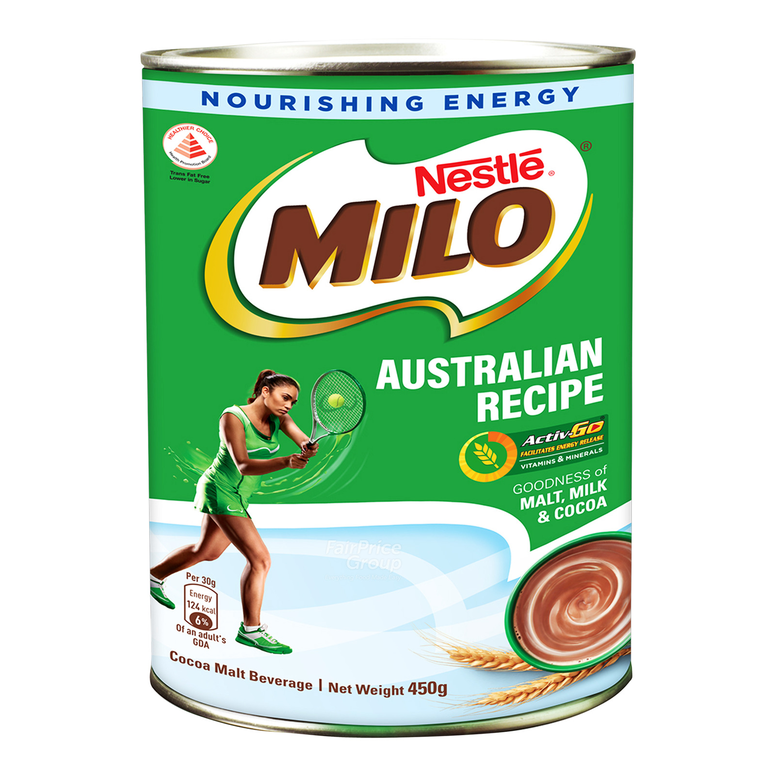Milo Chocolate Malt Drink Powder with Milk - Australian Recipe | NTUC ...