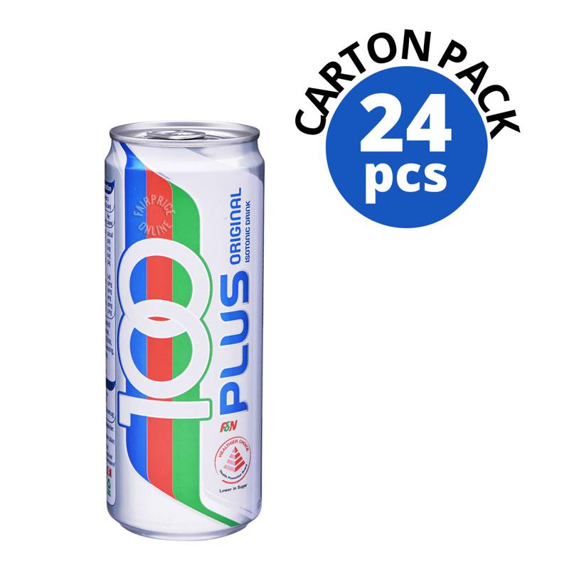 100 Plus Isotonic Can Drink - Original | NTUC FairPrice