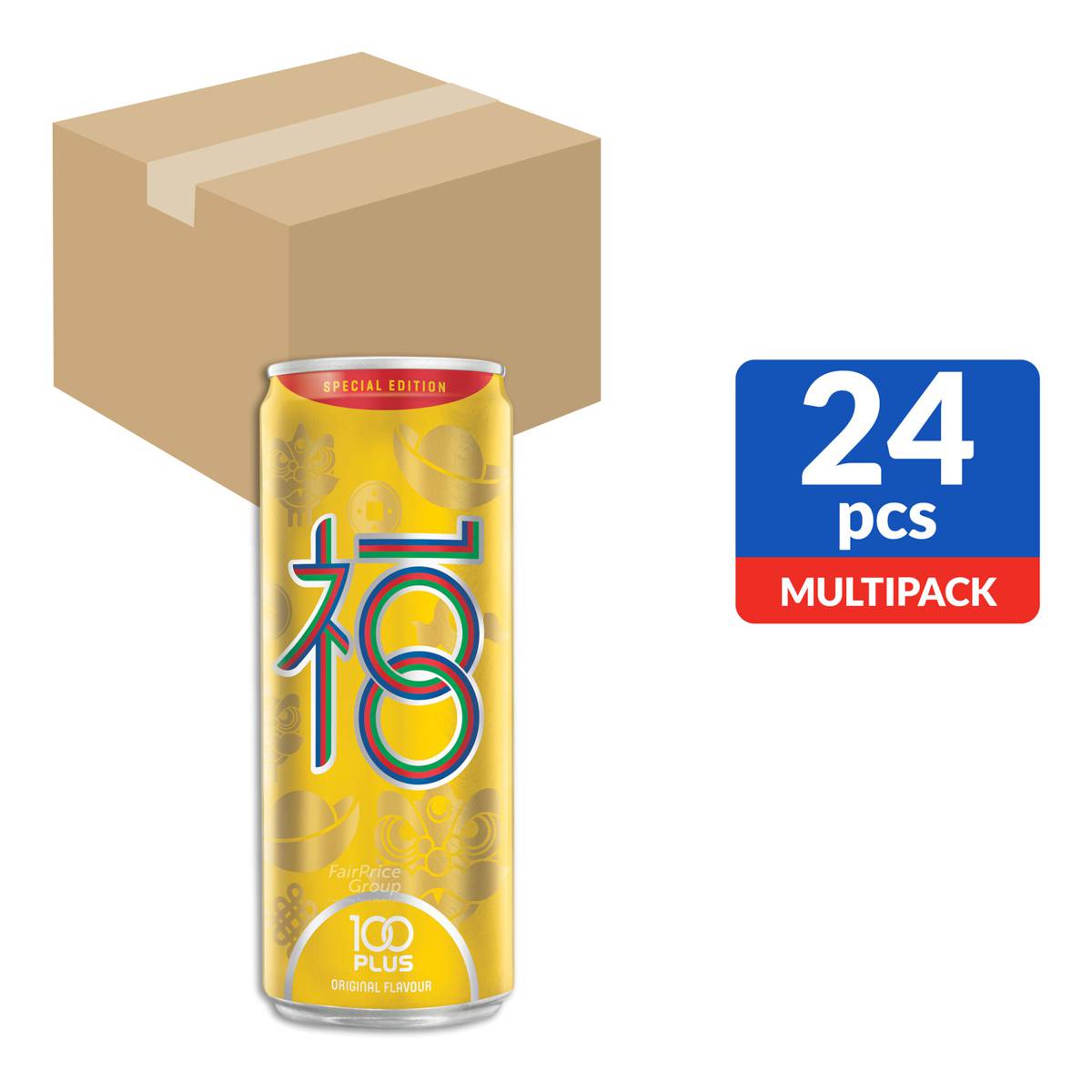 100 Plus Isotonic Can Drink - Original | NTUC FairPrice
