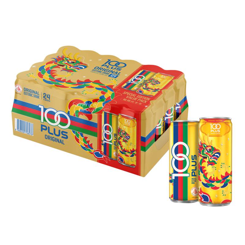 100 Plus Isotonic Can Drink - Original | NTUC FairPrice