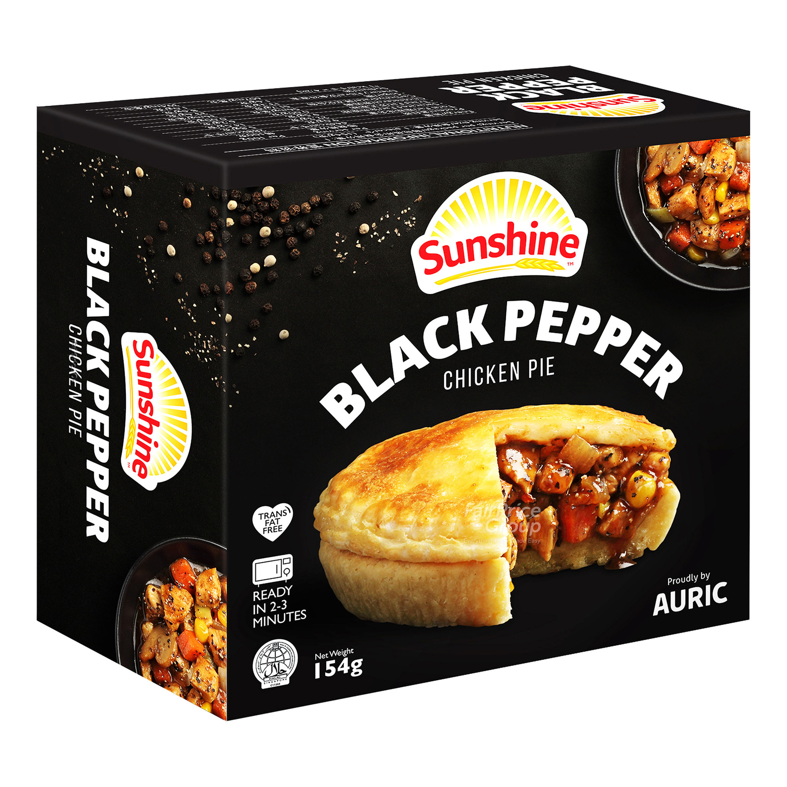 Sunshine Frozen Chicken Pie - Black Pepper | NTUC FairPrice