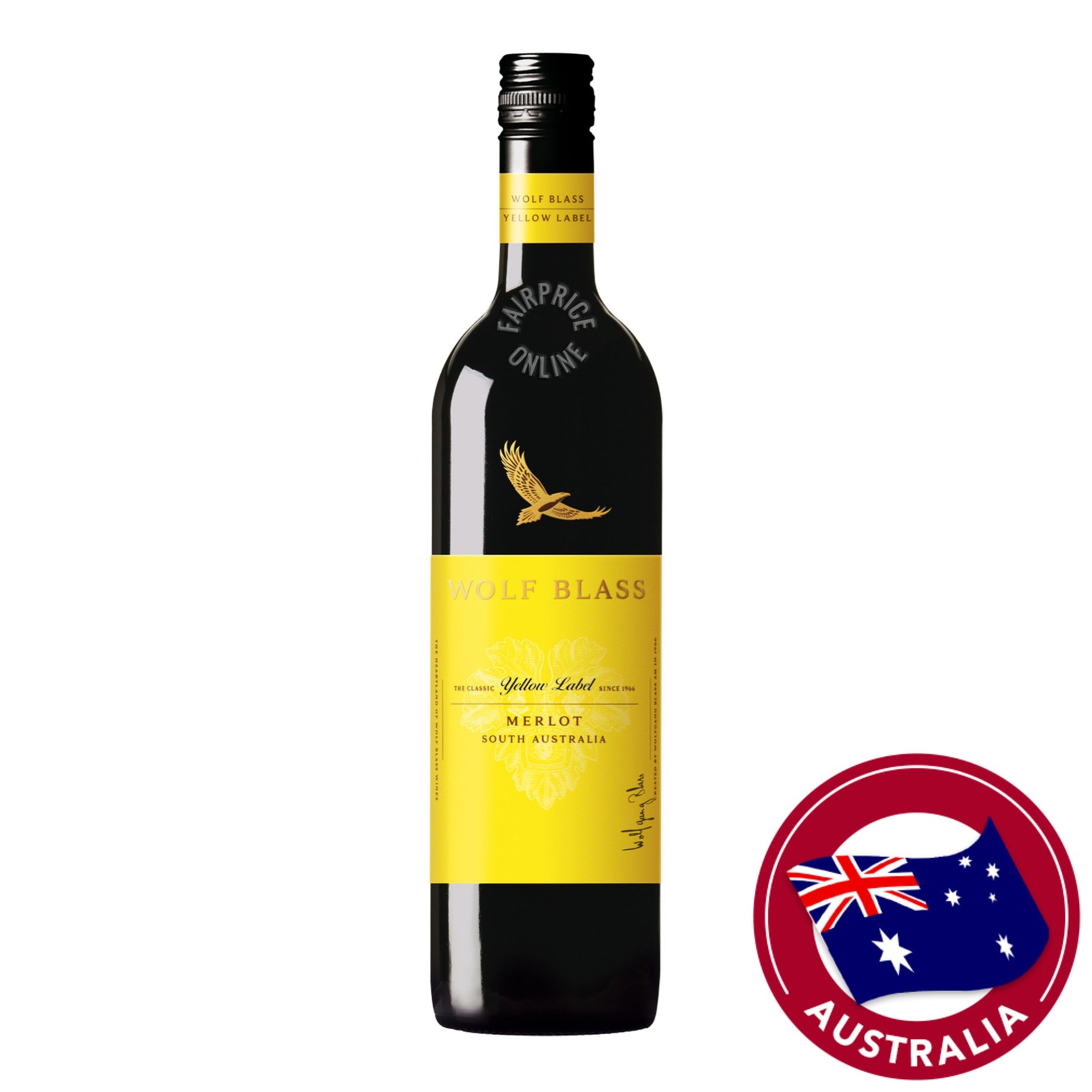 Wolf Blass Yellow Label Red Wine - Merlot | NTUC FairPrice
