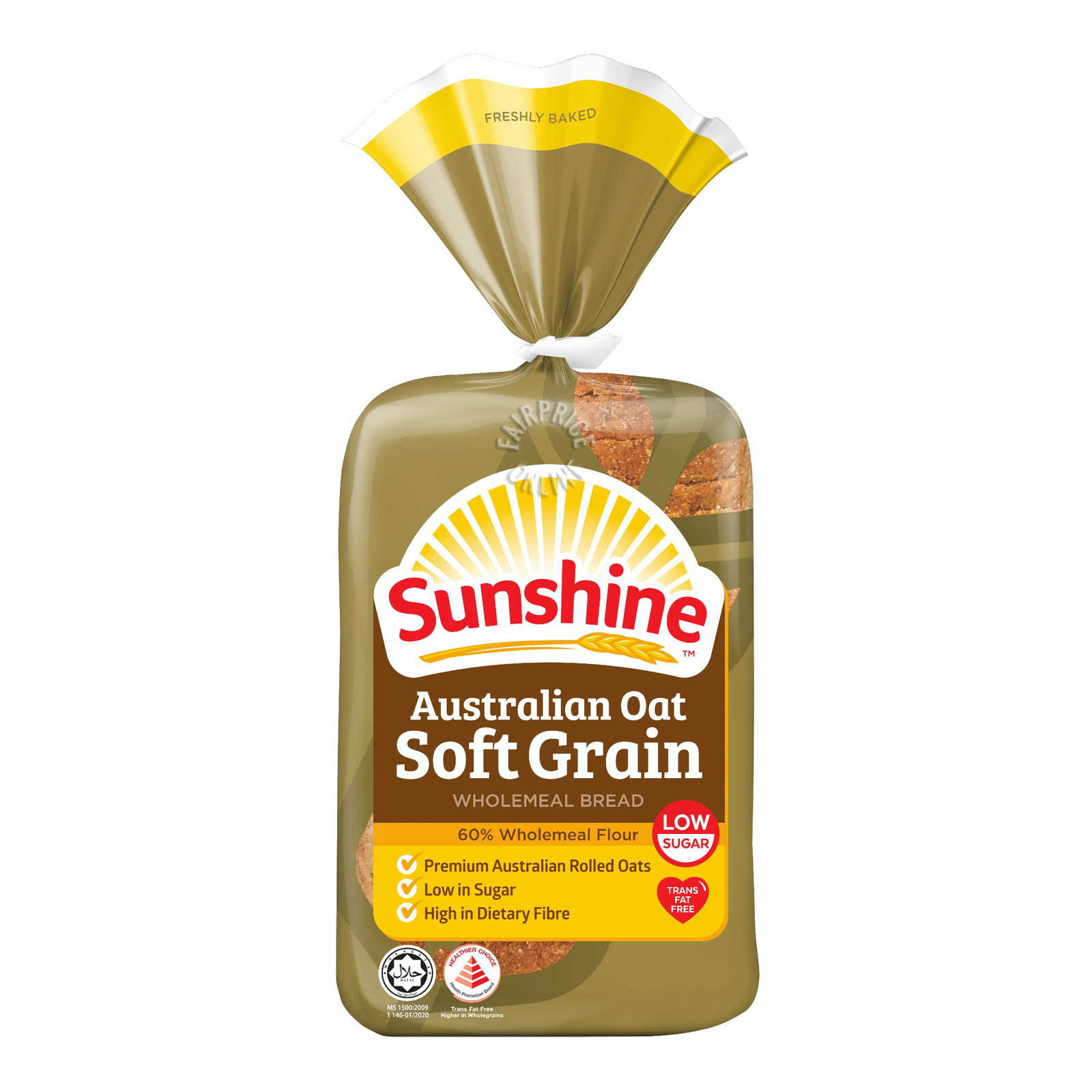 Sunshine Wholemeal Bread - Australian Oat Soft Grain | NTUC FairPrice