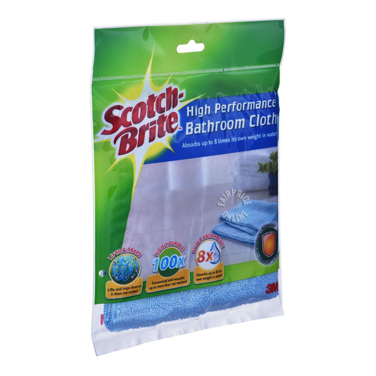 3M Scotch-Brite High Performance Cloth - Bathroom | NTUC FairPrice
