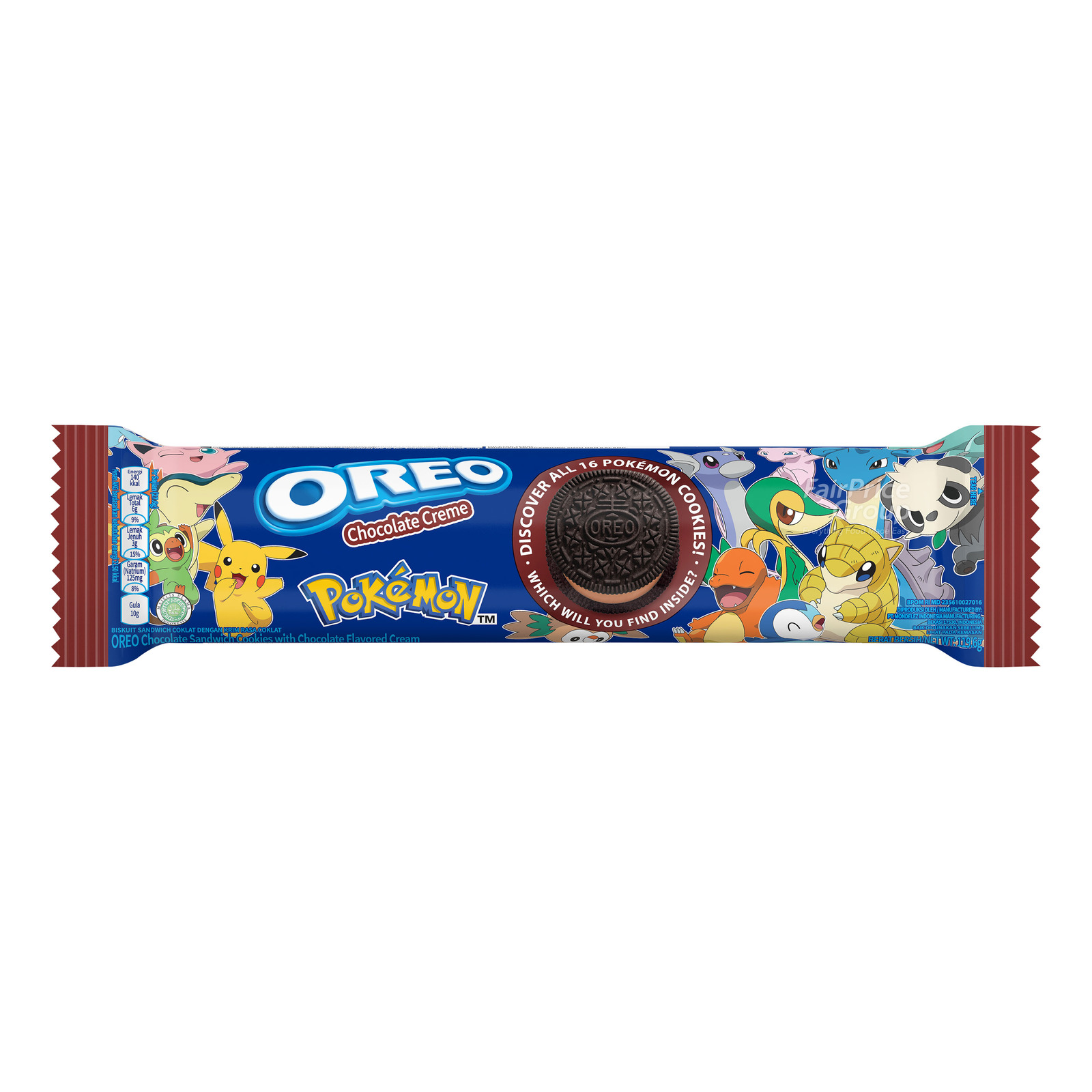 Oreo Pokemon Sandwich Cookie - Chocolate | NTUC FairPrice