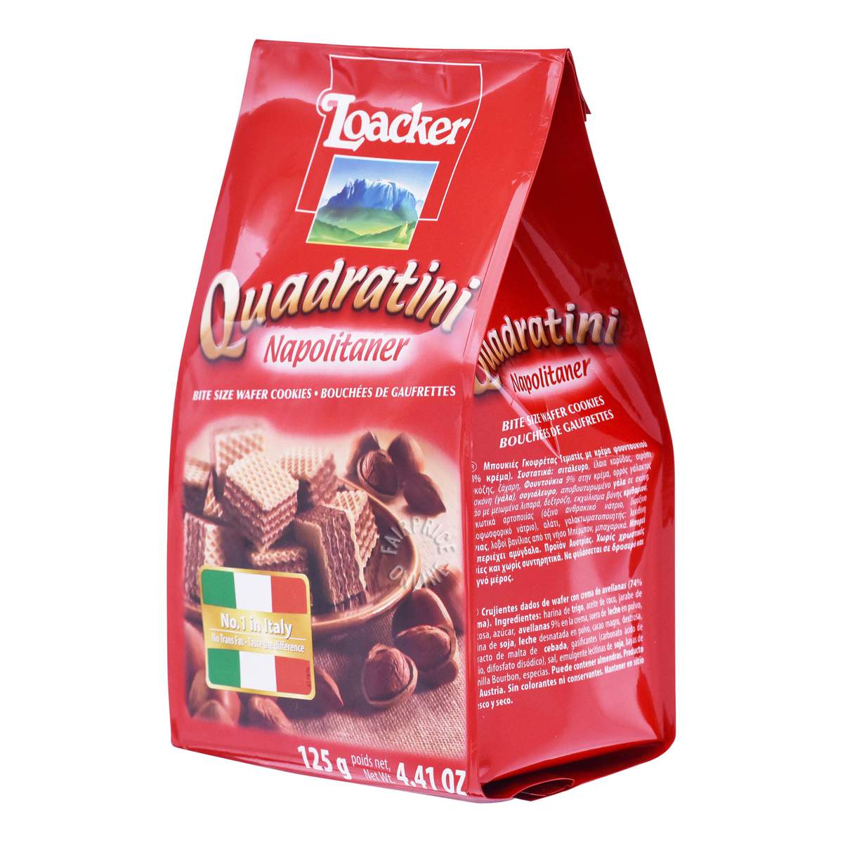 Loacker Quadratini Bite Size Wafer Cookies - Napolitaner | NTUC FairPrice