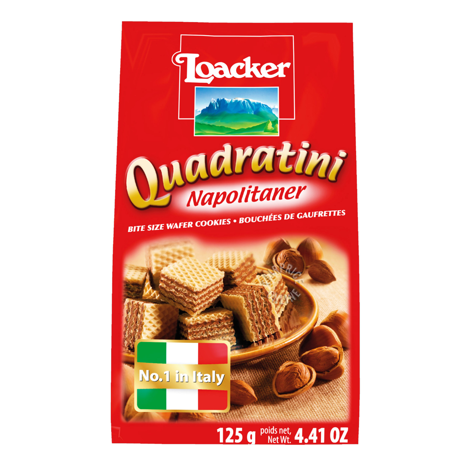 Loacker Quadratini Bite Size Wafer Cookies - Napolitaner | NTUC FairPrice