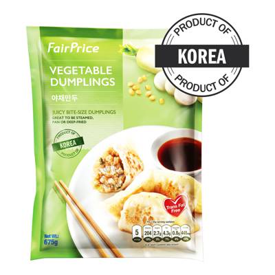 FairPrice Frozen Dumplings - Vegetable | NTUC FairPrice
