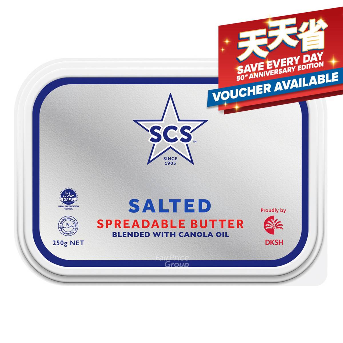 SCS Spreadable Butter - Salted | NTUC FairPrice