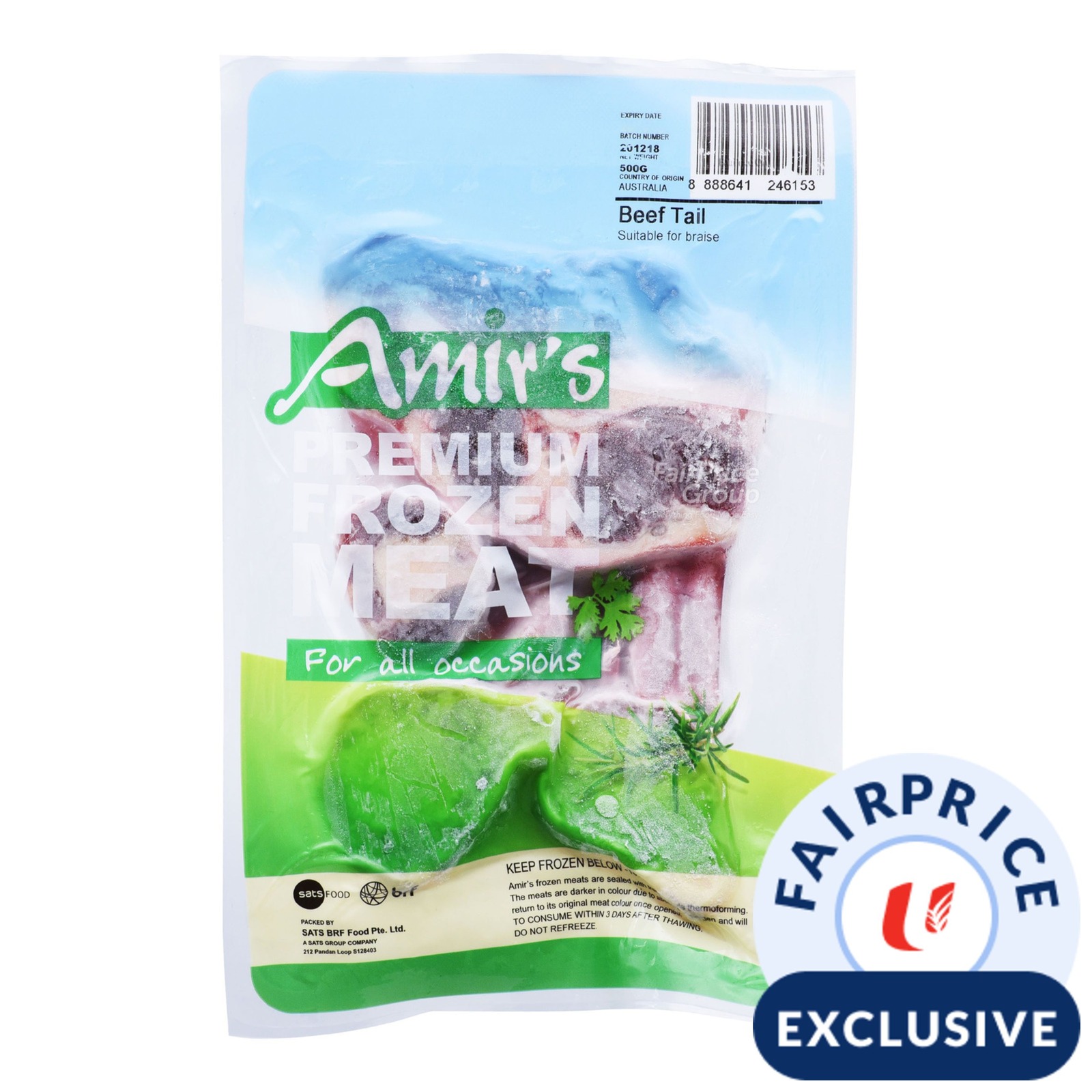 Amir's Premium Frozen Meat - Beef Tail | NTUC FairPrice