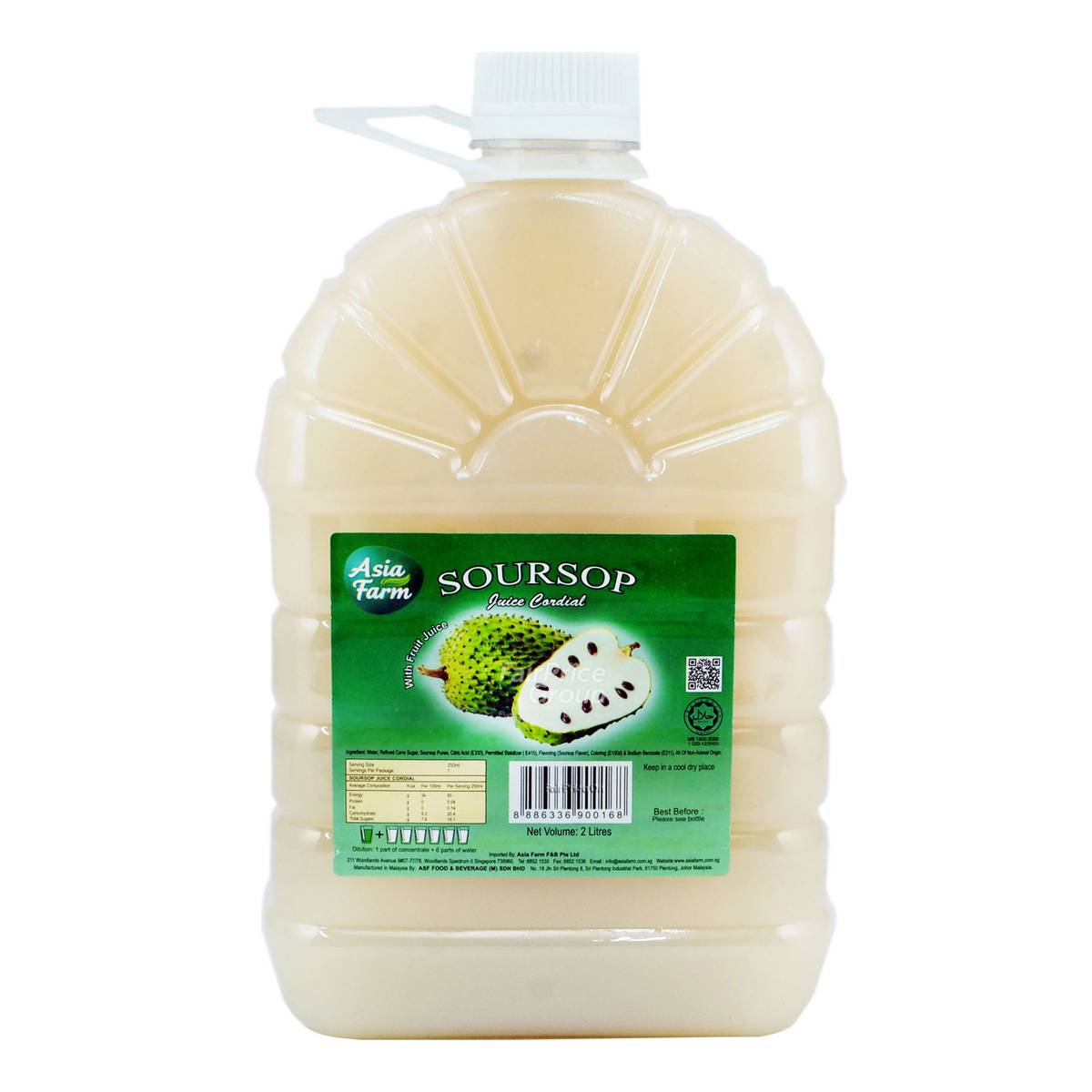 Asia Farm Fruit Cordial - Soursop | NTUC FairPrice