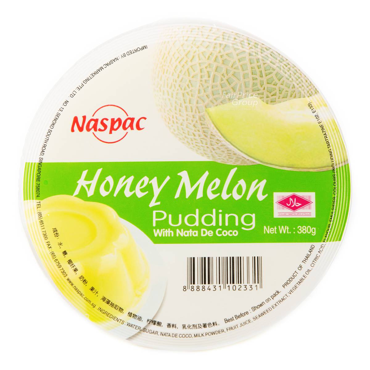 Naspac Pudding with Nata De Coco - Honey Melon | NTUC FairPrice