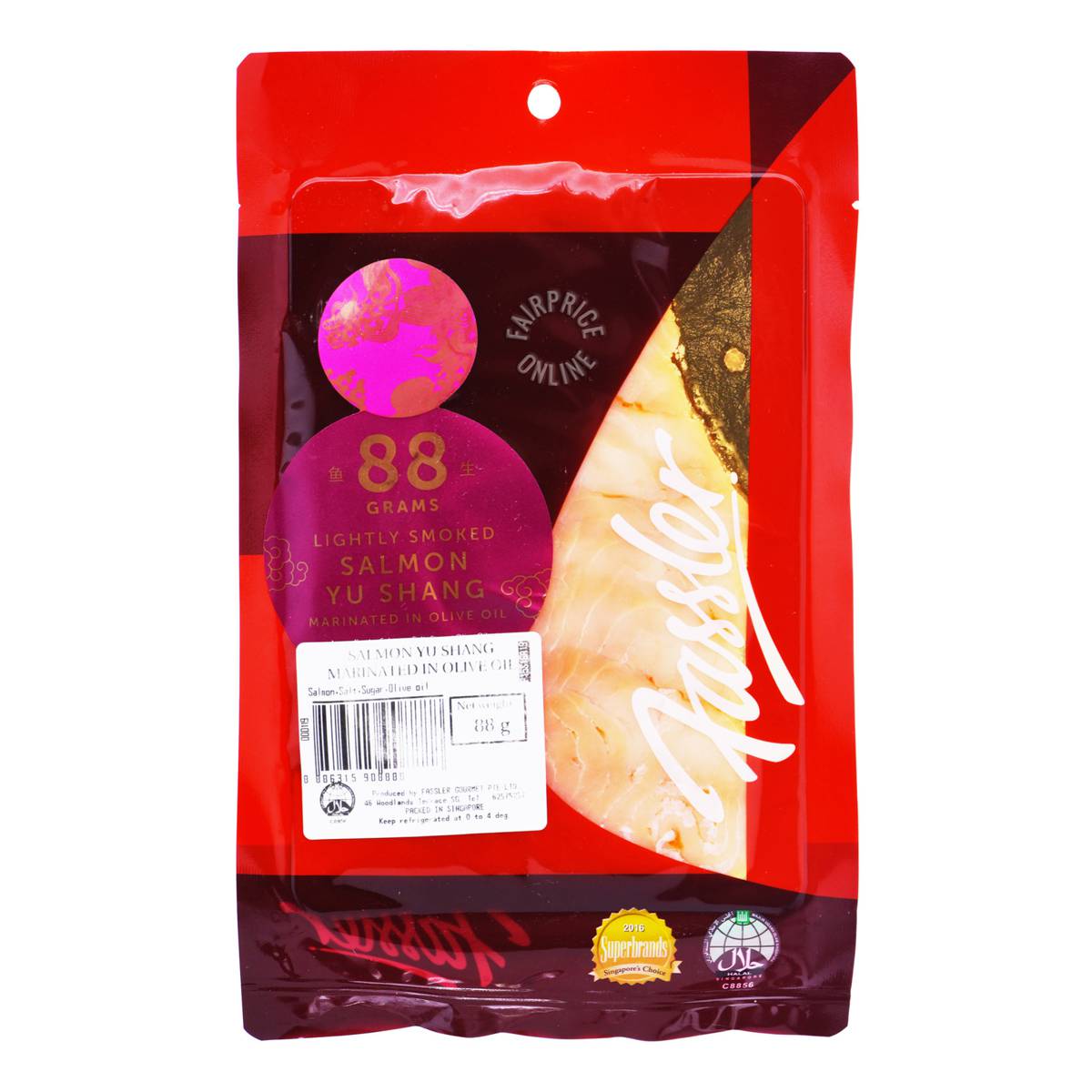 Fassler Salmon Yu Sheng Marinated in Olive Oil - Lightly Smoked | NTUC ...