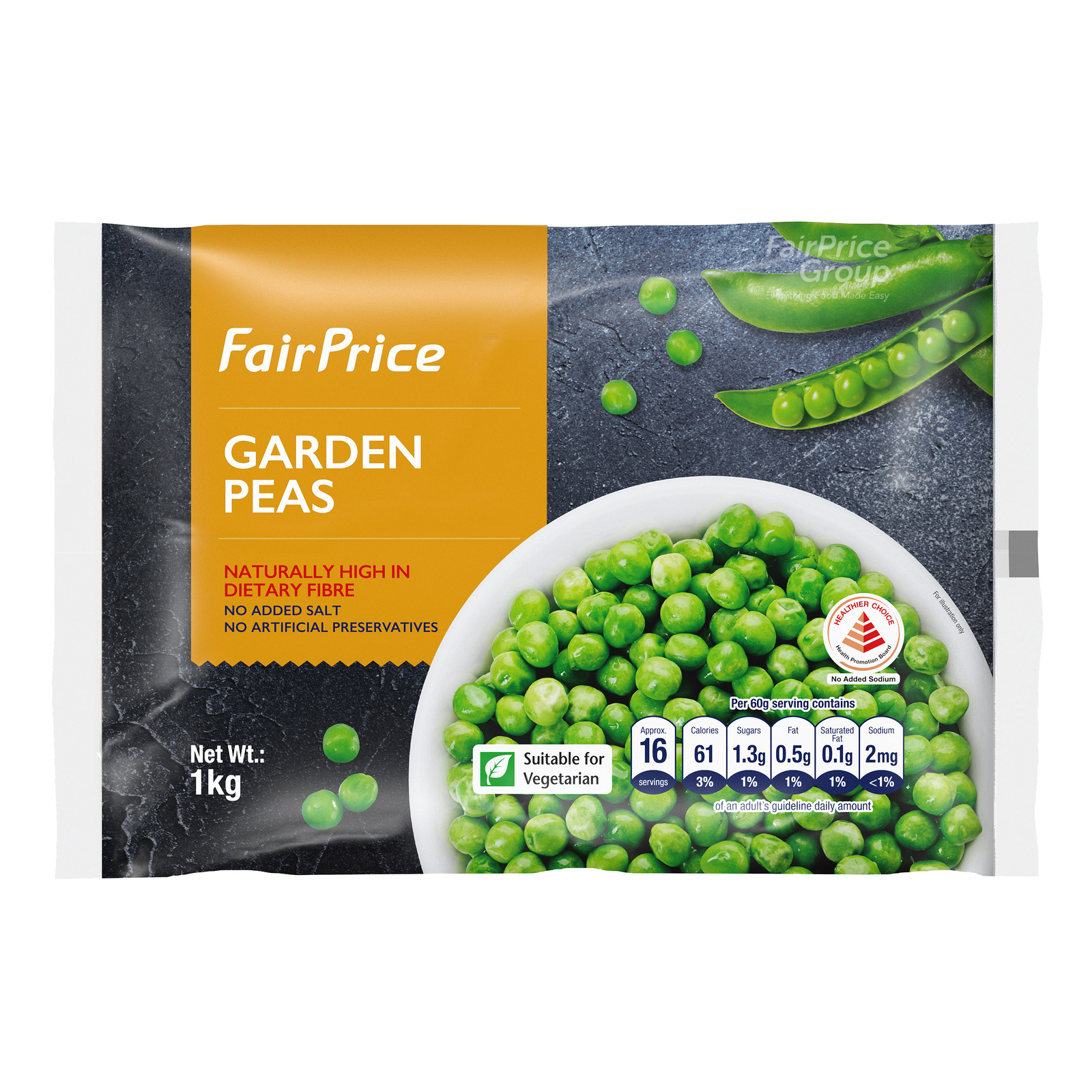 FairPrice Frozen Fresh Garden Peas | NTUC FairPrice