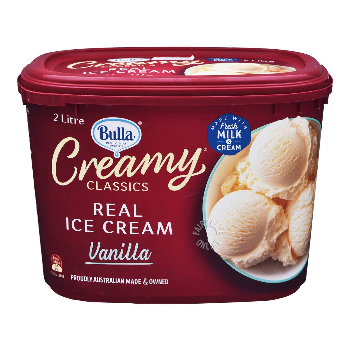 Bulla Creamy Classics Ice Cream - Vanilla | NTUC FairPrice