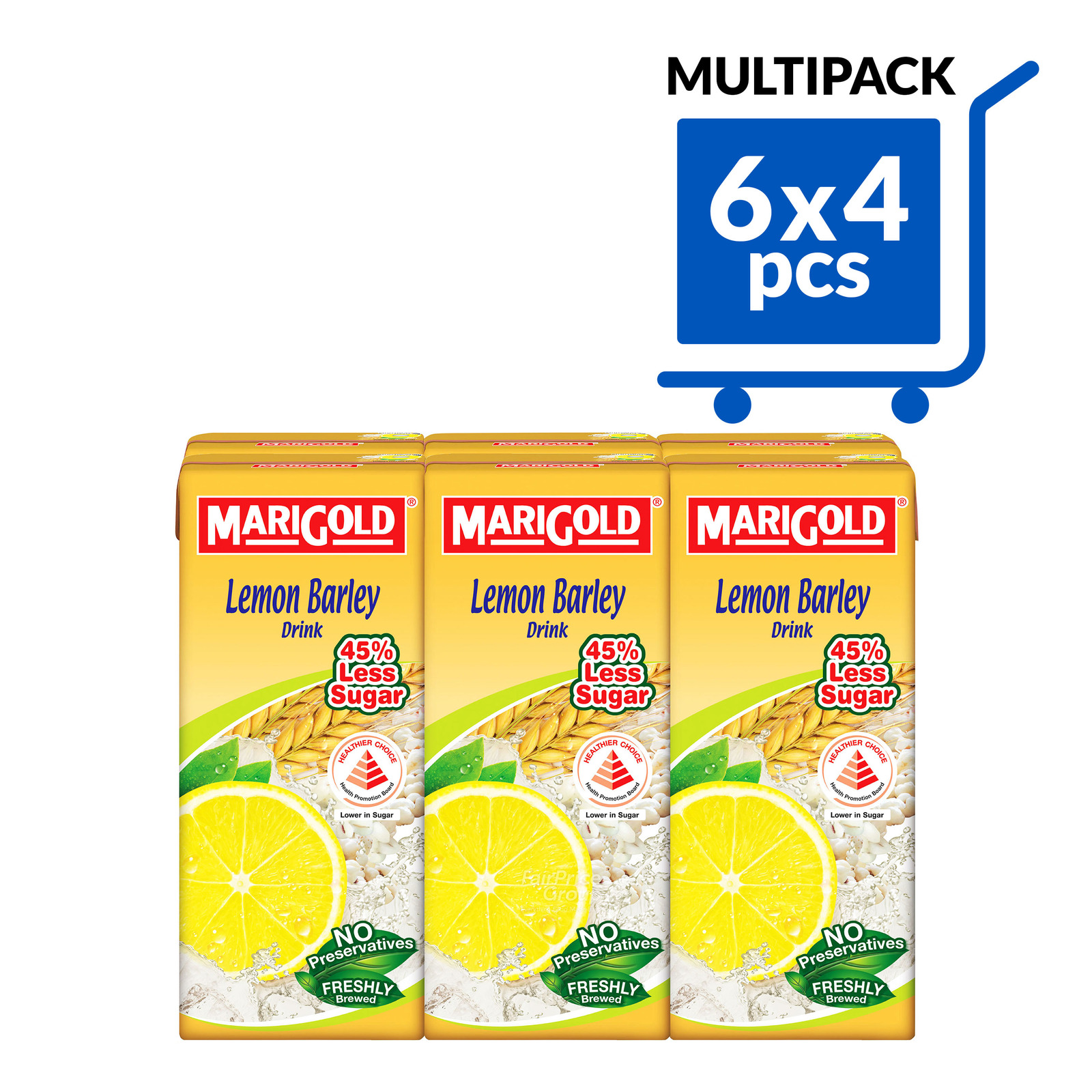 Marigold Packet Drink - Lemon Barley (Less Sweet) | NTUC FairPrice