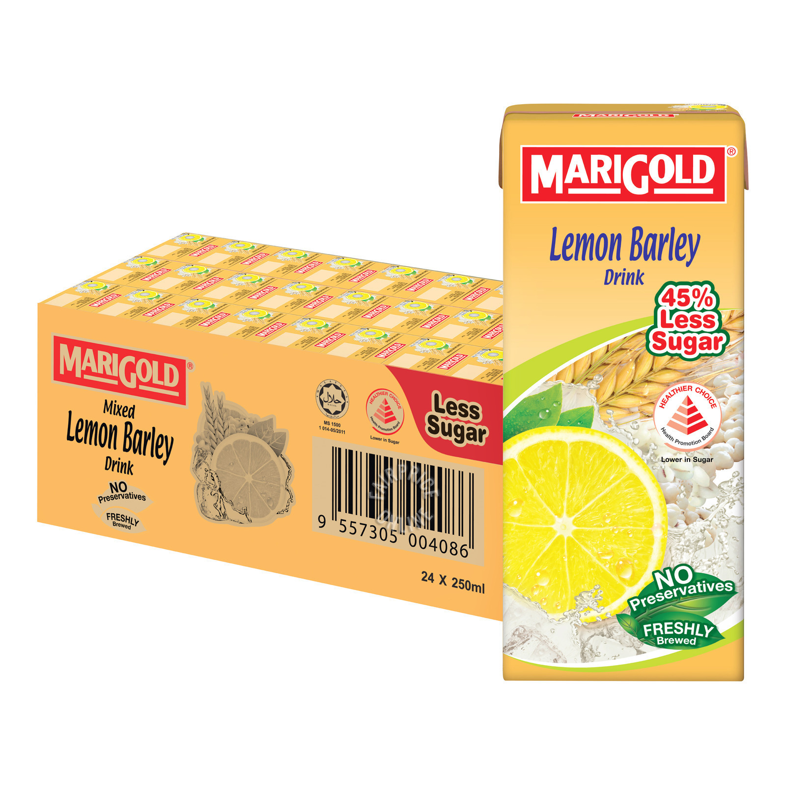 Marigold Packet Drink - Lemon Barley (Less Sweet) | NTUC FairPrice
