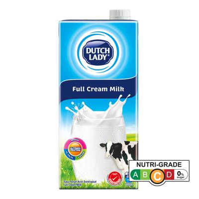 Dutch Lady UHT Milk - Full Cream (Plain) | NTUC FairPrice