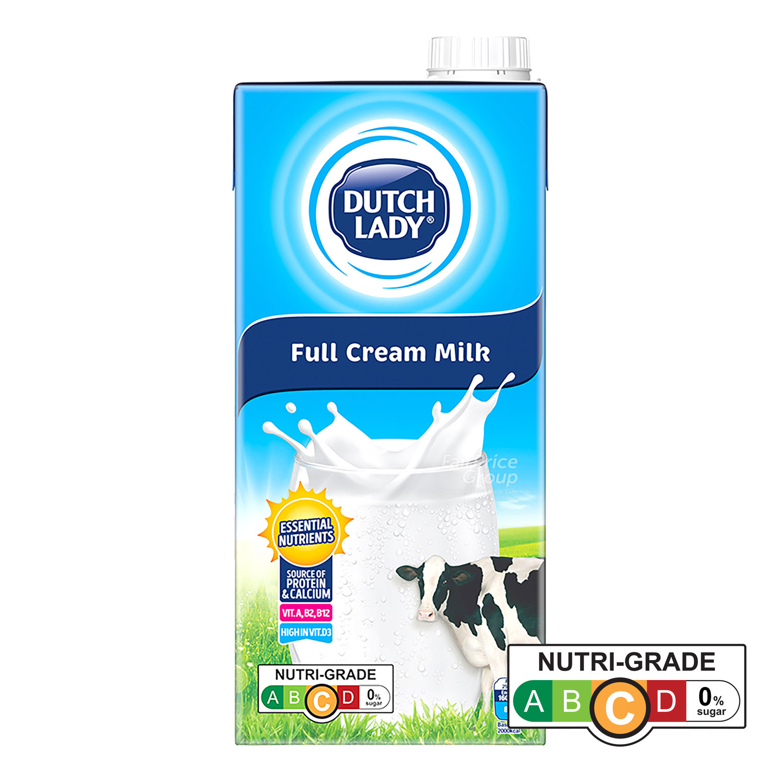 Dutch Lady UHT Milk - Full Cream (Plain) | NTUC FairPrice